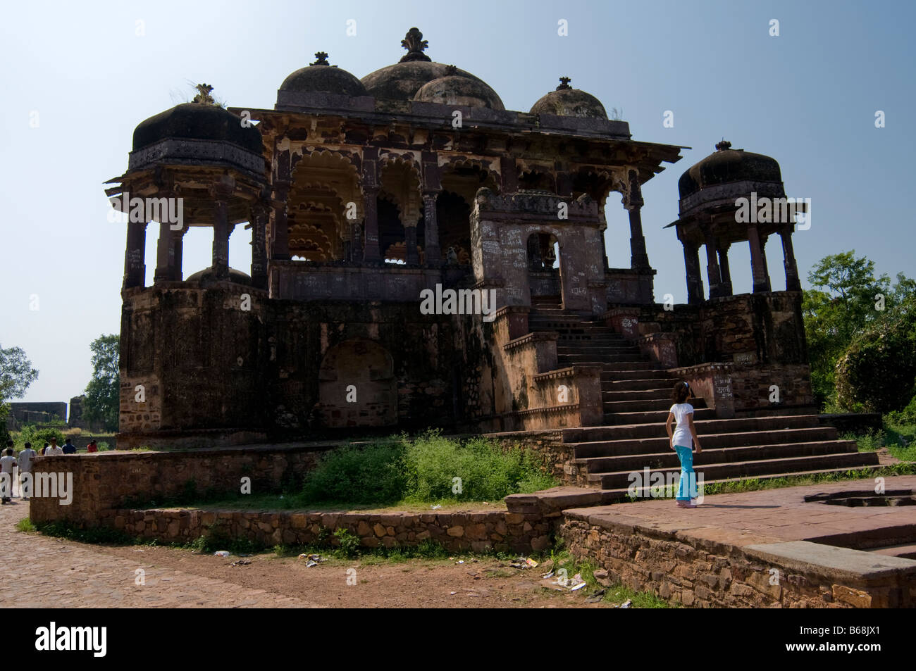 Ranthambore fort. Ranthambore National Park. Rajasthan. India Stock ...