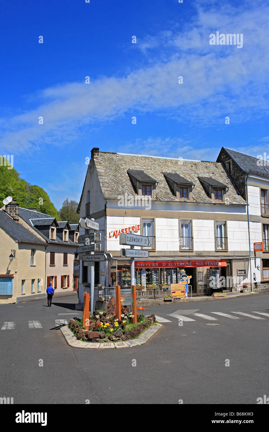 Orcival, Auvergne, France Stock Photo - Alamy