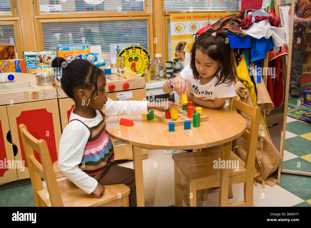 Preschool classroom two year old hi-res stock photography and images ...