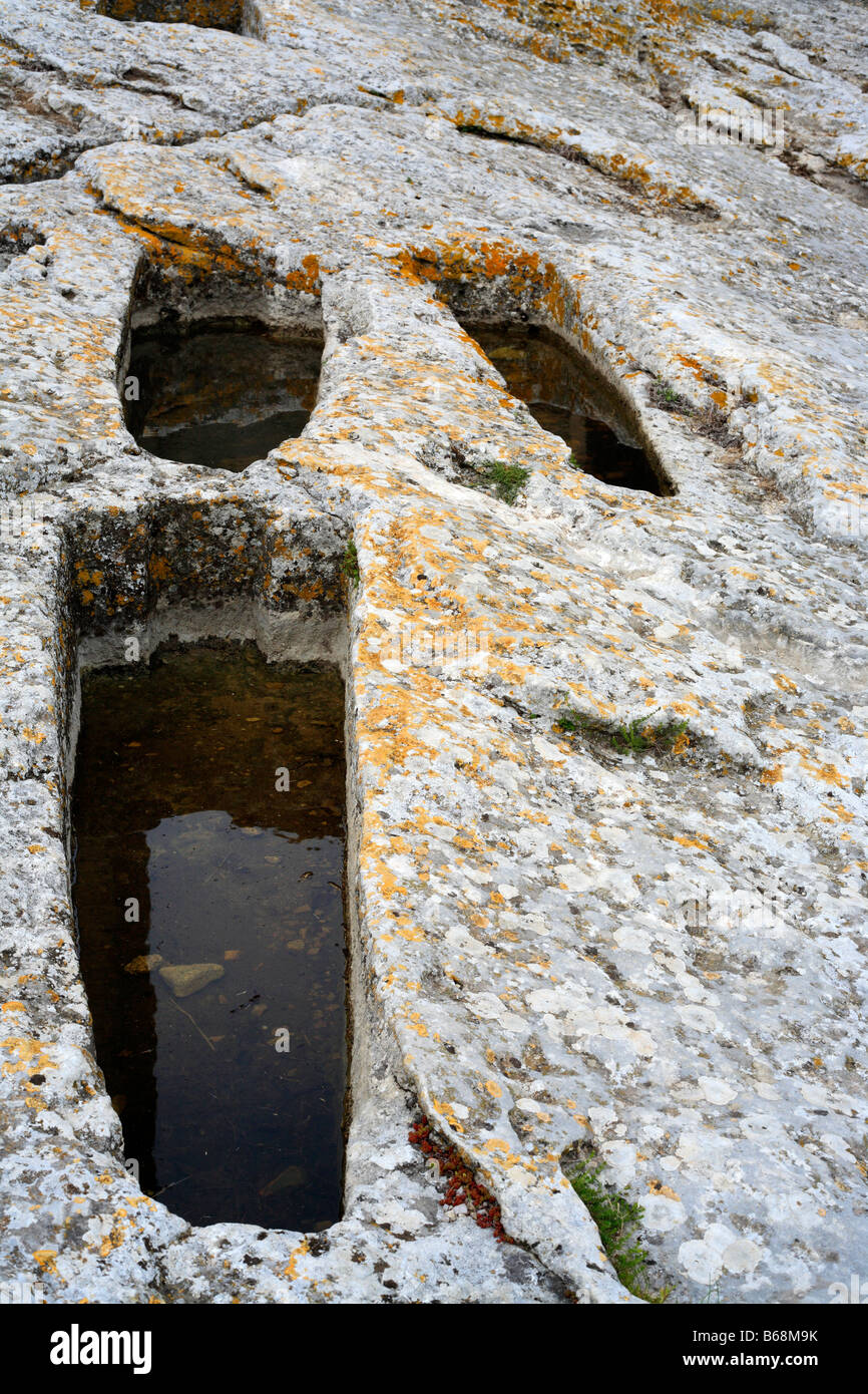 Medieval stone coffin hi-res stock photography and images - Alamy