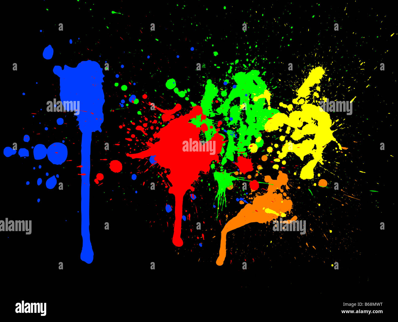 Splat splats hi-res stock photography and images - Alamy