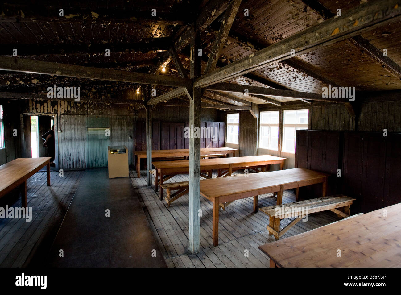 Concentration camp Sachsenhausen Common room for the Prisoners Stock ...