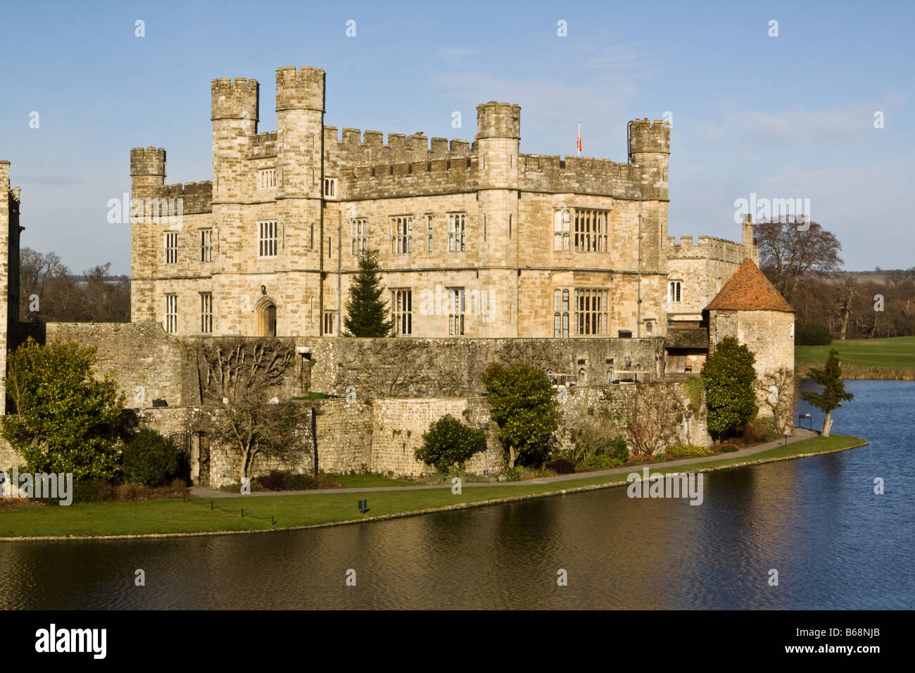 Leeds Castle Kent England Stock Photo - Alamy