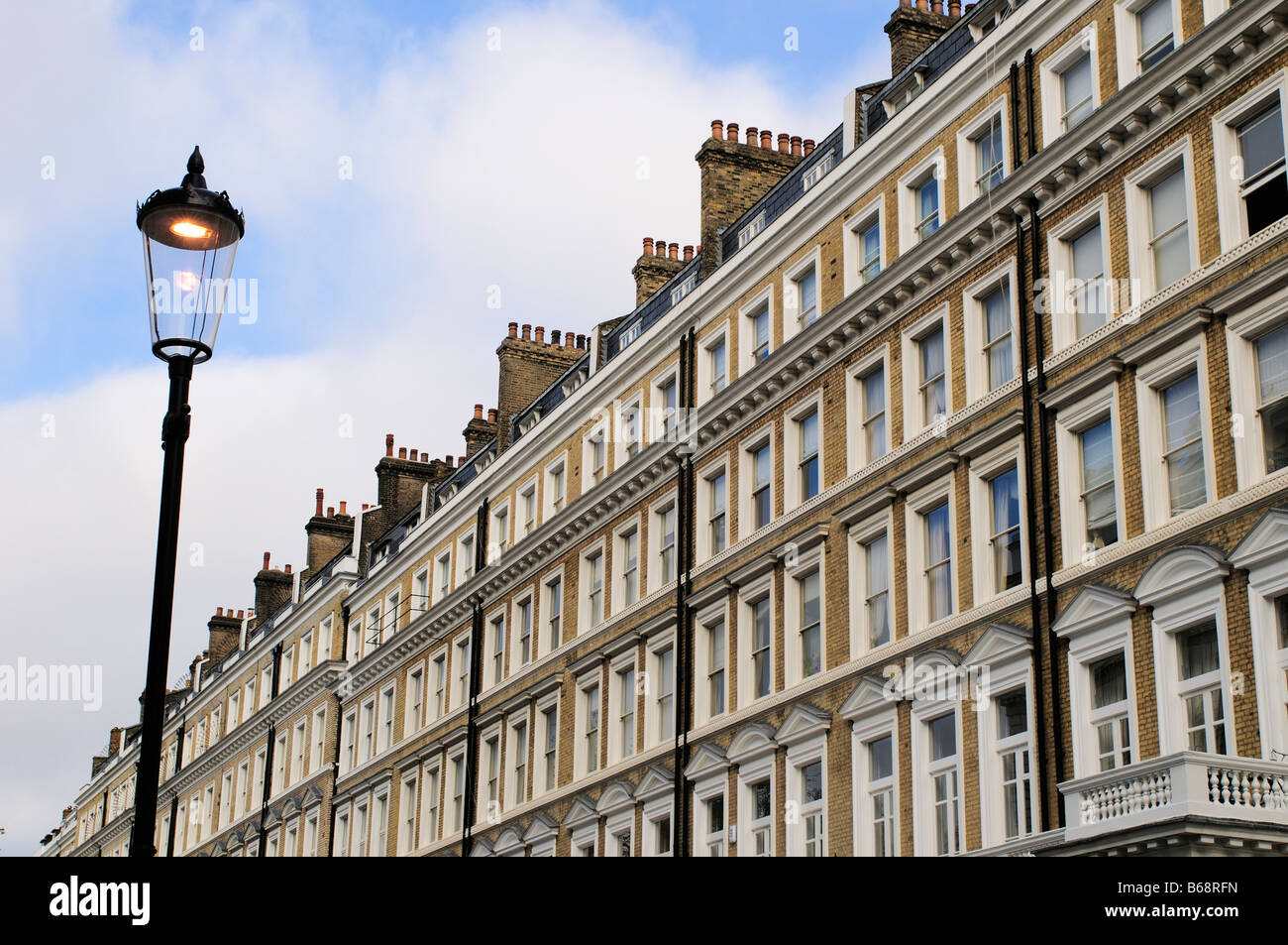 Houses on Queen s Gate Gardens South Kensington SW7 London Stock Photo ...