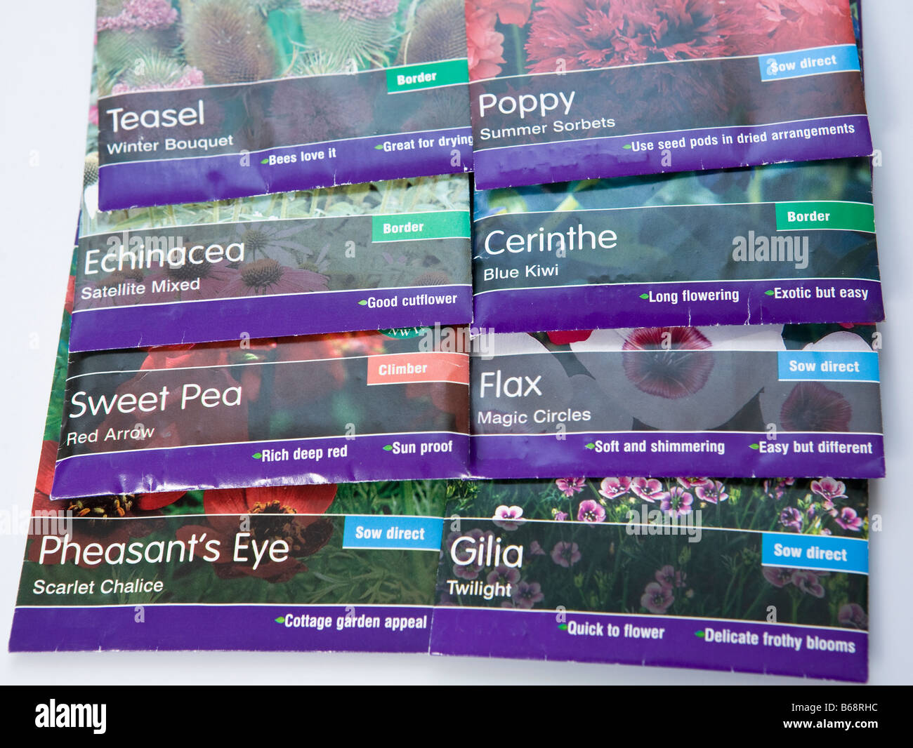 Packets of seeds hi-res stock photography and images - Alamy