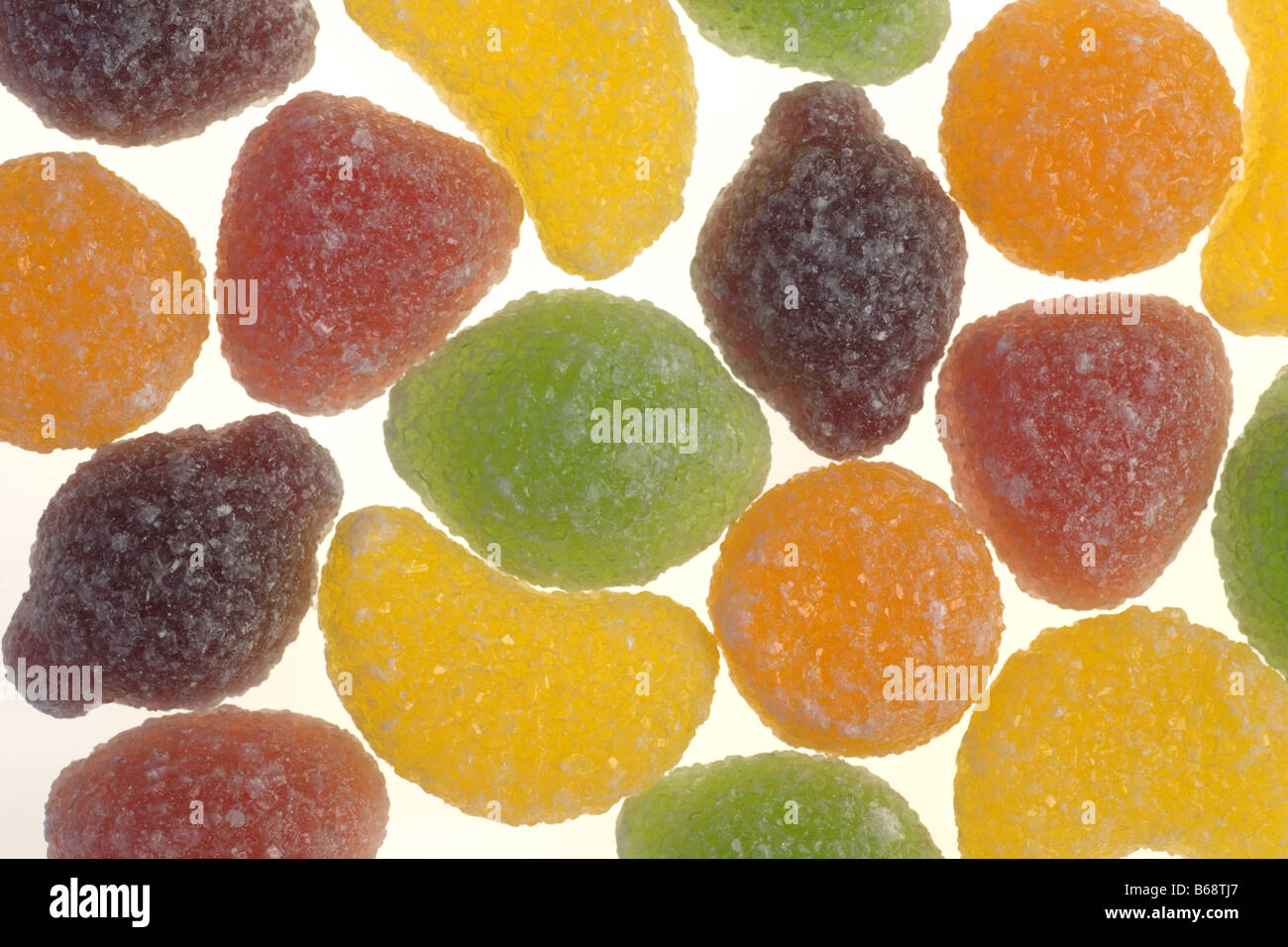 Coloured sweets Rowntree Fruit Pastilles Stock Photo - Alamy