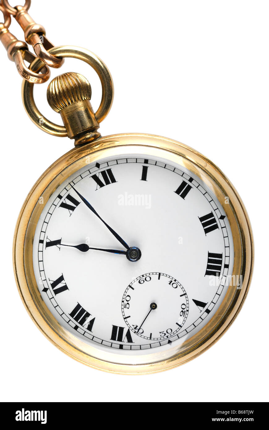 Antique Gold Pocket Watch Stock Photo - Alamy