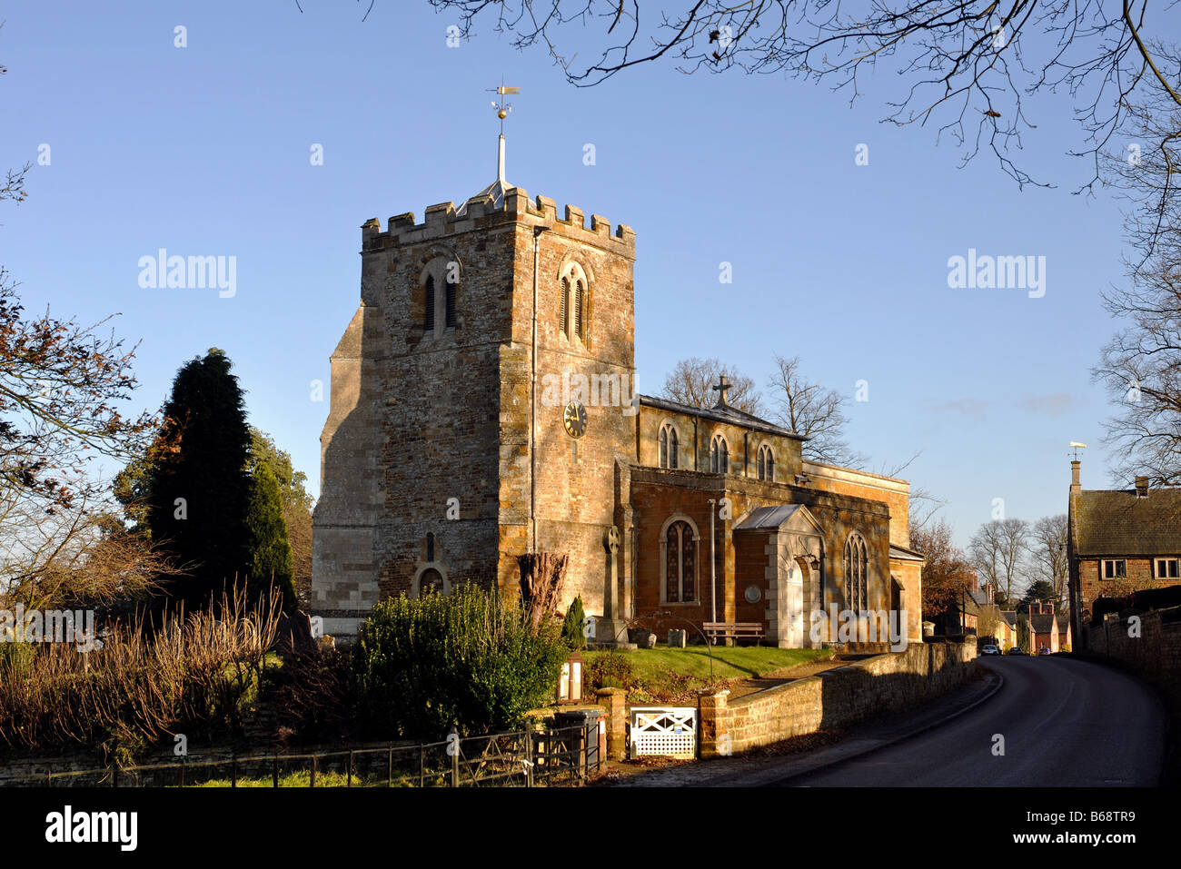 All Saints Church, Lamport, Northamptonshire, England, UK Stock Photo ...