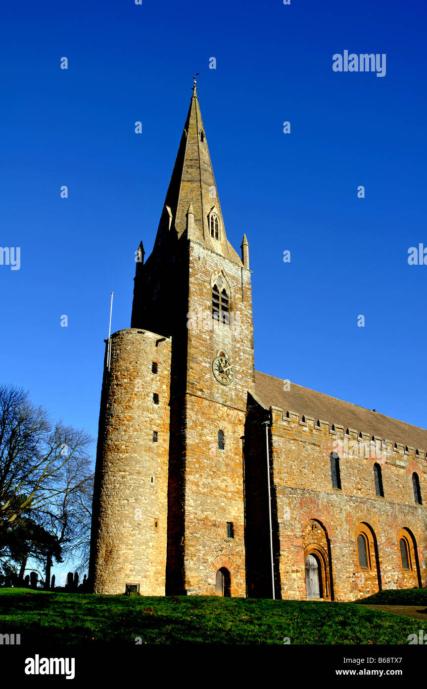All Saints Church Brixworth Northamptonshire England UK Stock Photo - Alamy