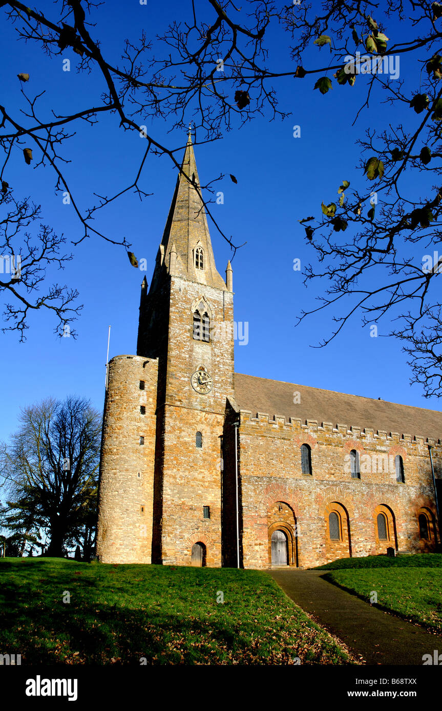 All Saints Church Brixworth Northamptonshire England UK Stock Photo - Alamy