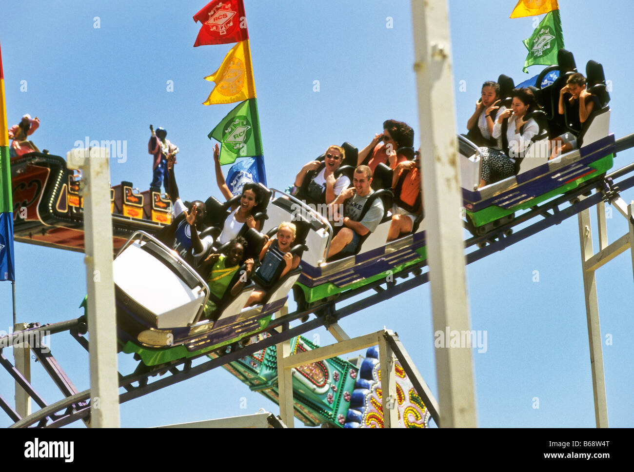 G force roller coaster hi-res stock photography and images - Alamy