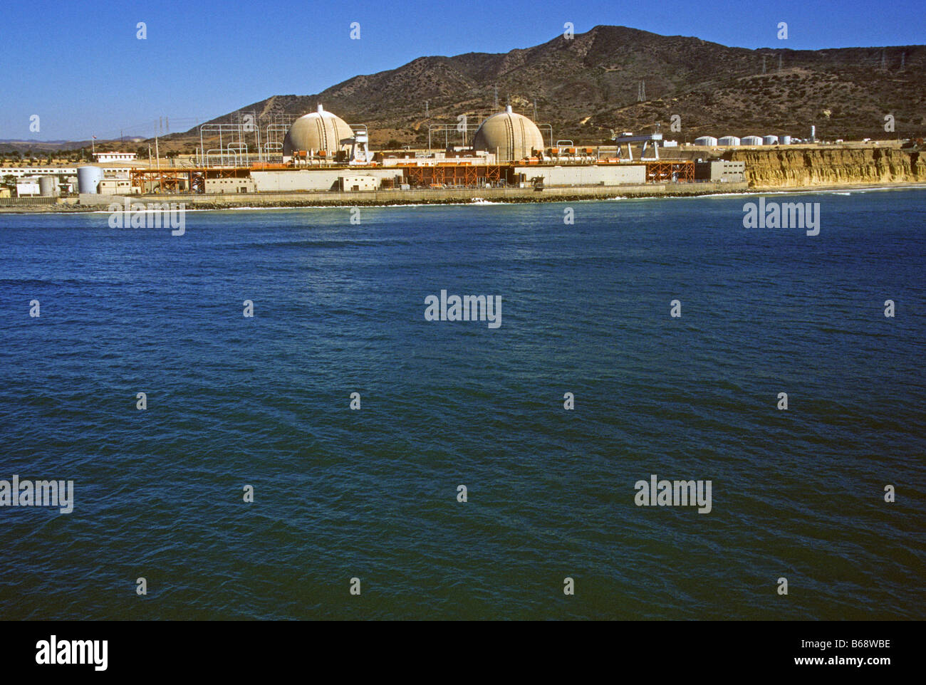 San Onofre nuclear power plant near San Clemente, California, USA as ...