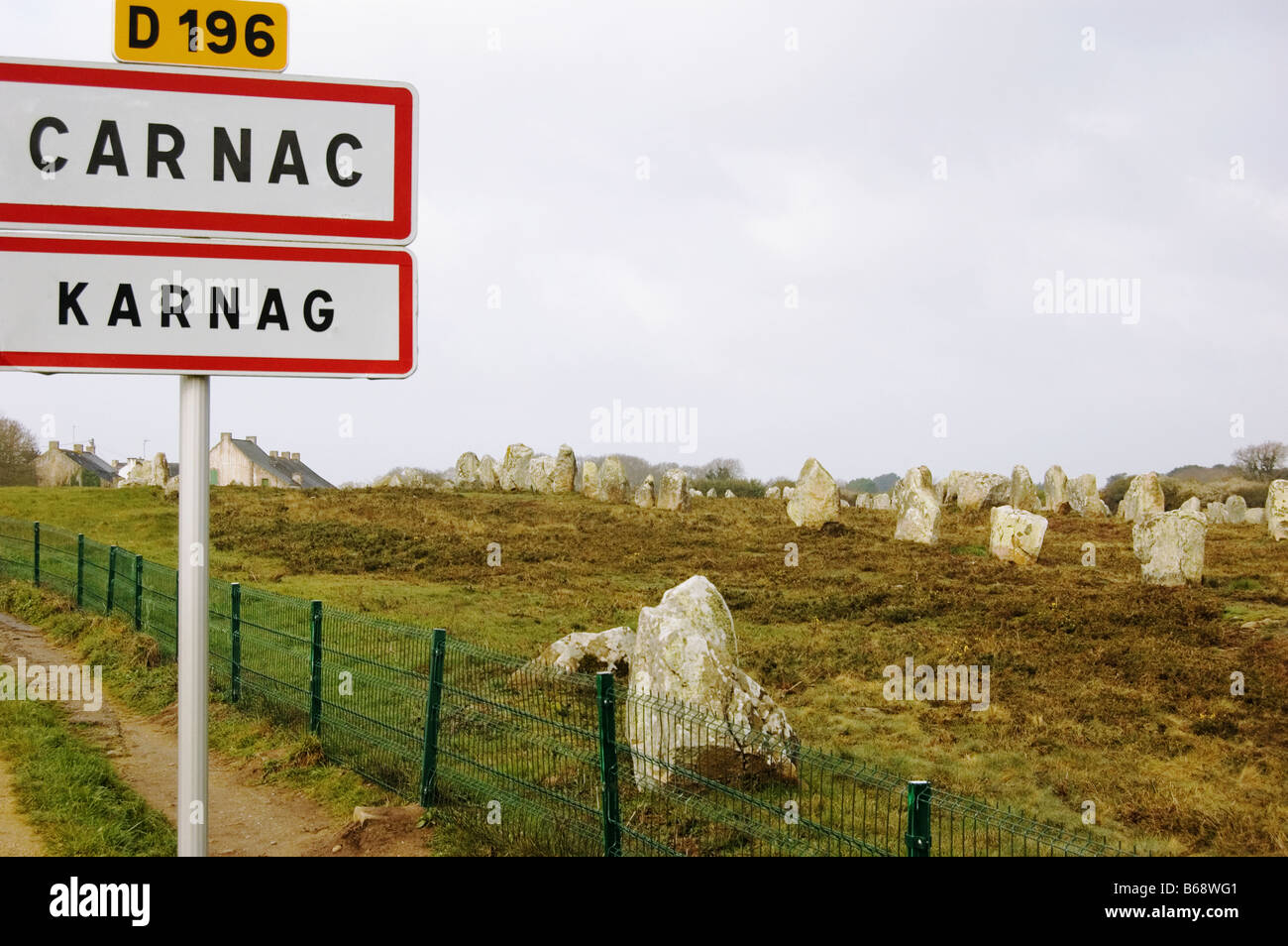Carnac stone alignment hi-res stock photography and images - Alamy