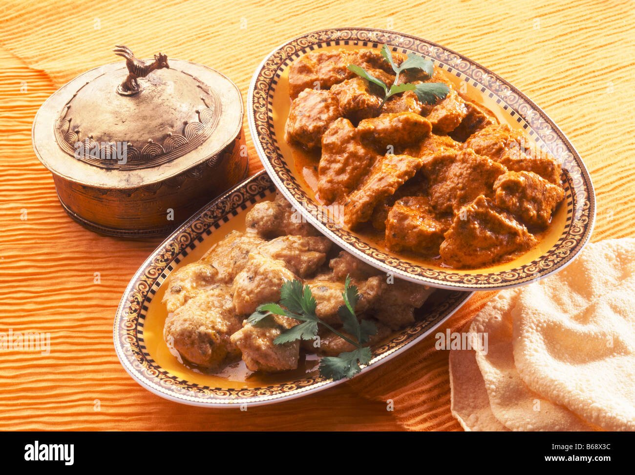 two curry dishes Stock Photo - Alamy