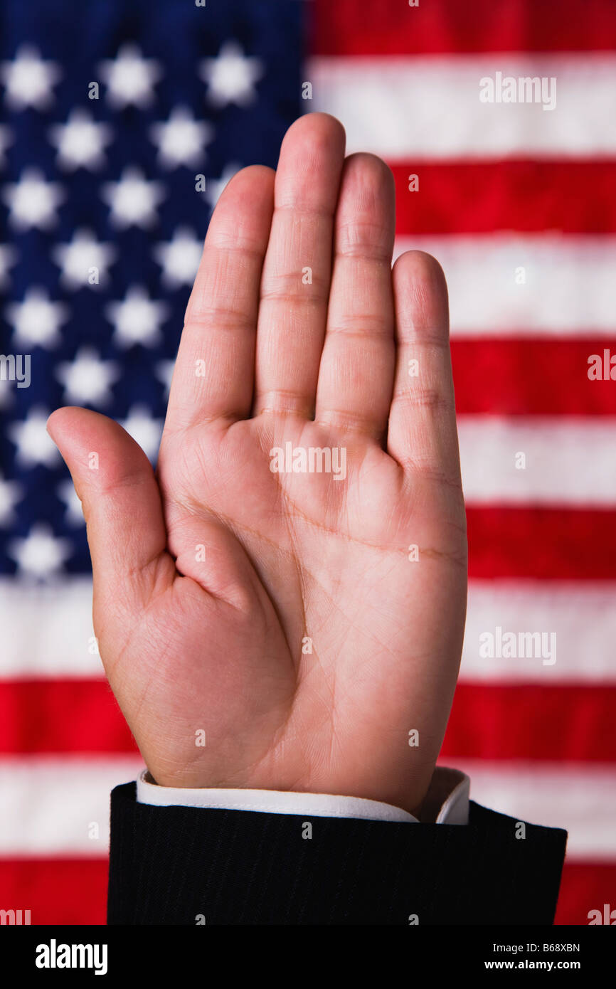 Raised flag hi-res stock photography and images - Alamy