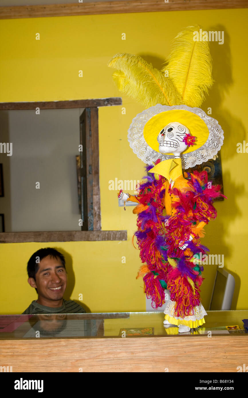 Oaxaca, Mexico. Day of the Dead. Skeleton Mannequin in the Catrina ...
