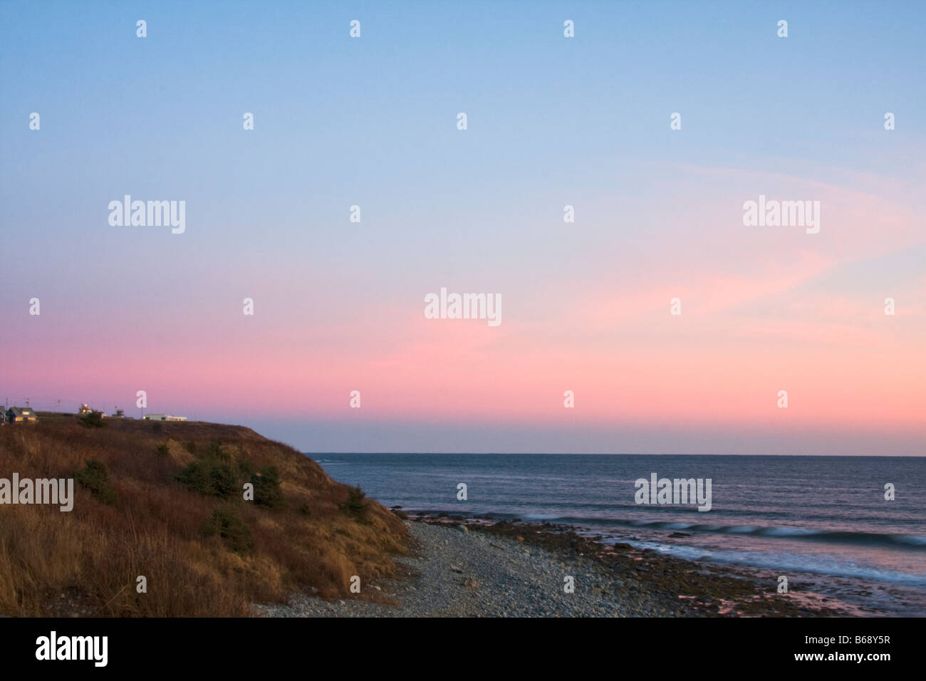 Sunset at Cow Bay, Nova Scotia, Canada Stock Photo - Alamy