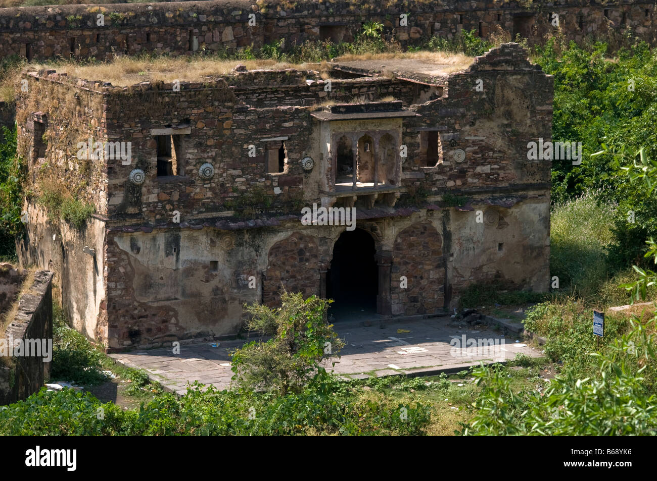 Ranthambore fort. Ranthambore National Park. Rajasthan. India Stock ...