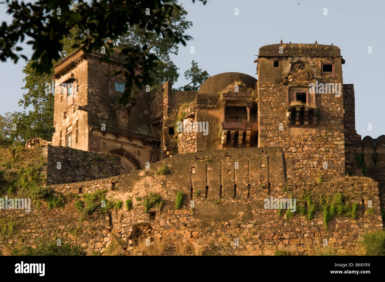 Ranthambore fort. Ranthambore National Park. Rajasthan. India Stock ...