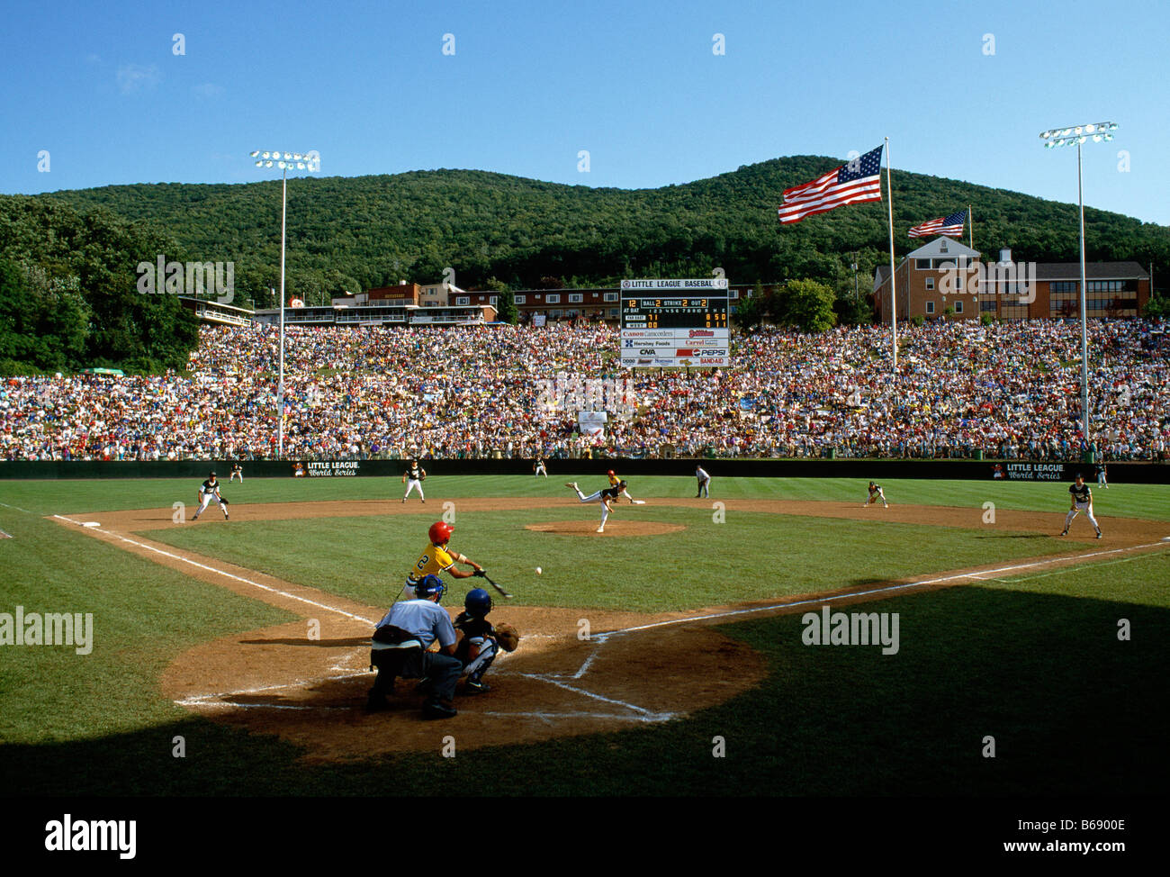 Baseball game playing williamsport hi-res stock photography and images ...