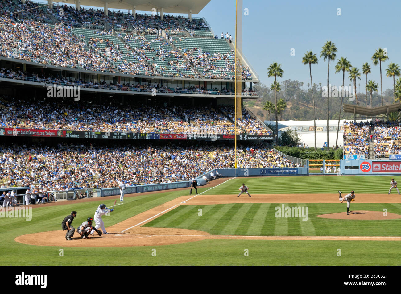 Los angeles baseball field hi-res stock photography and images - Alamy