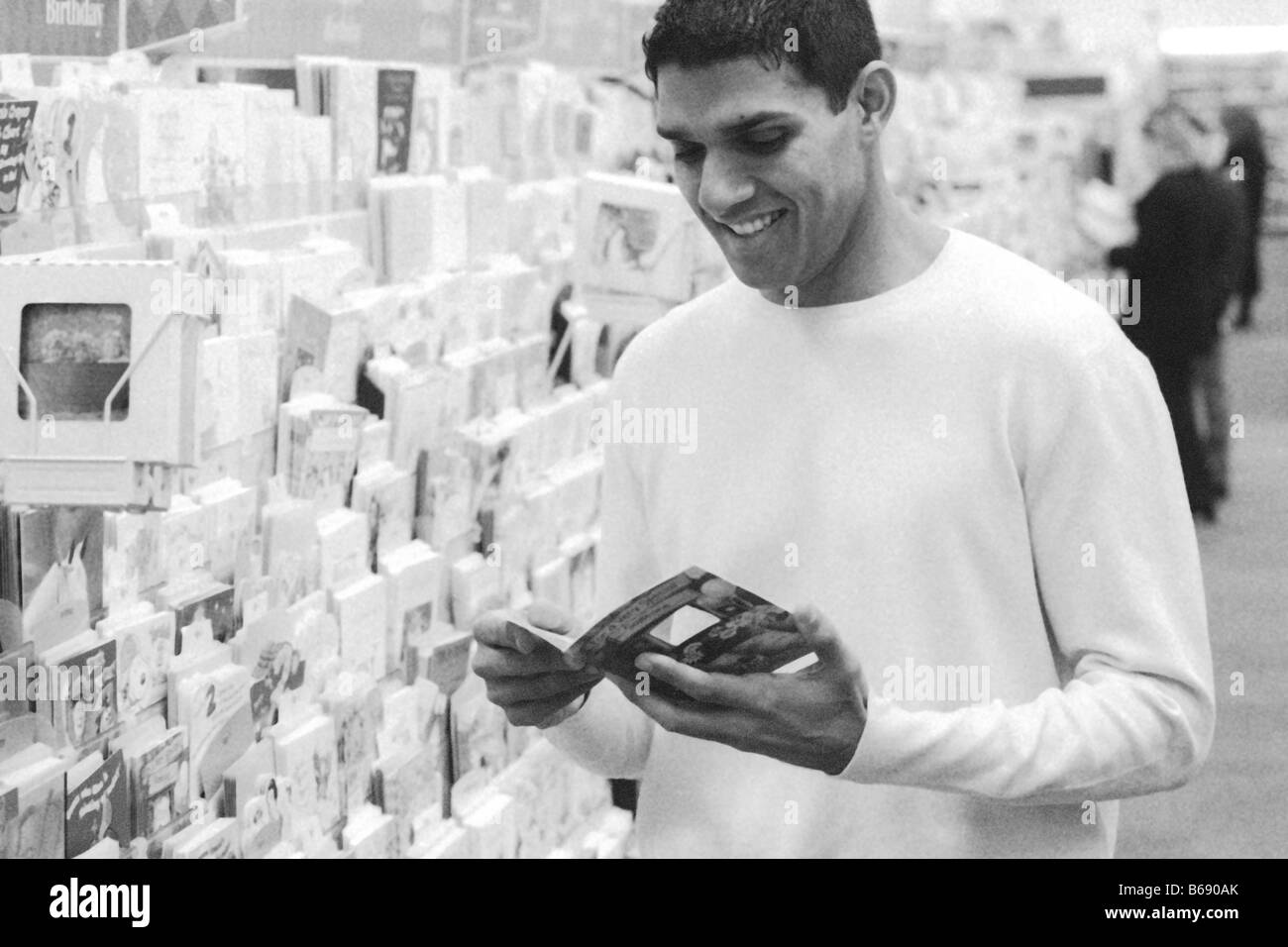 Smiling male person happy Black and White Stock Photos & Images - Alamy