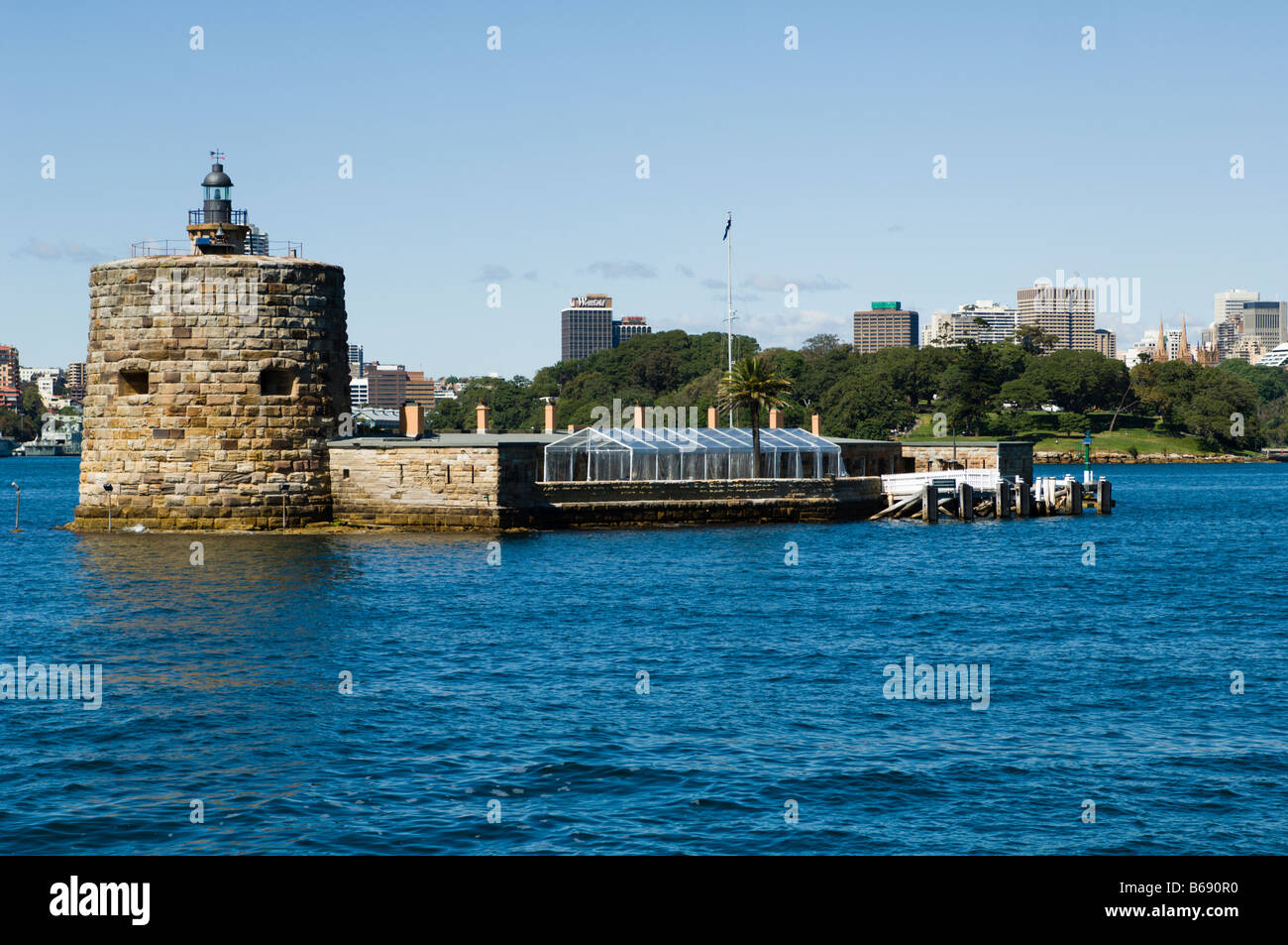 Fort Denison in Sydney harbour Stock Photo - Alamy
