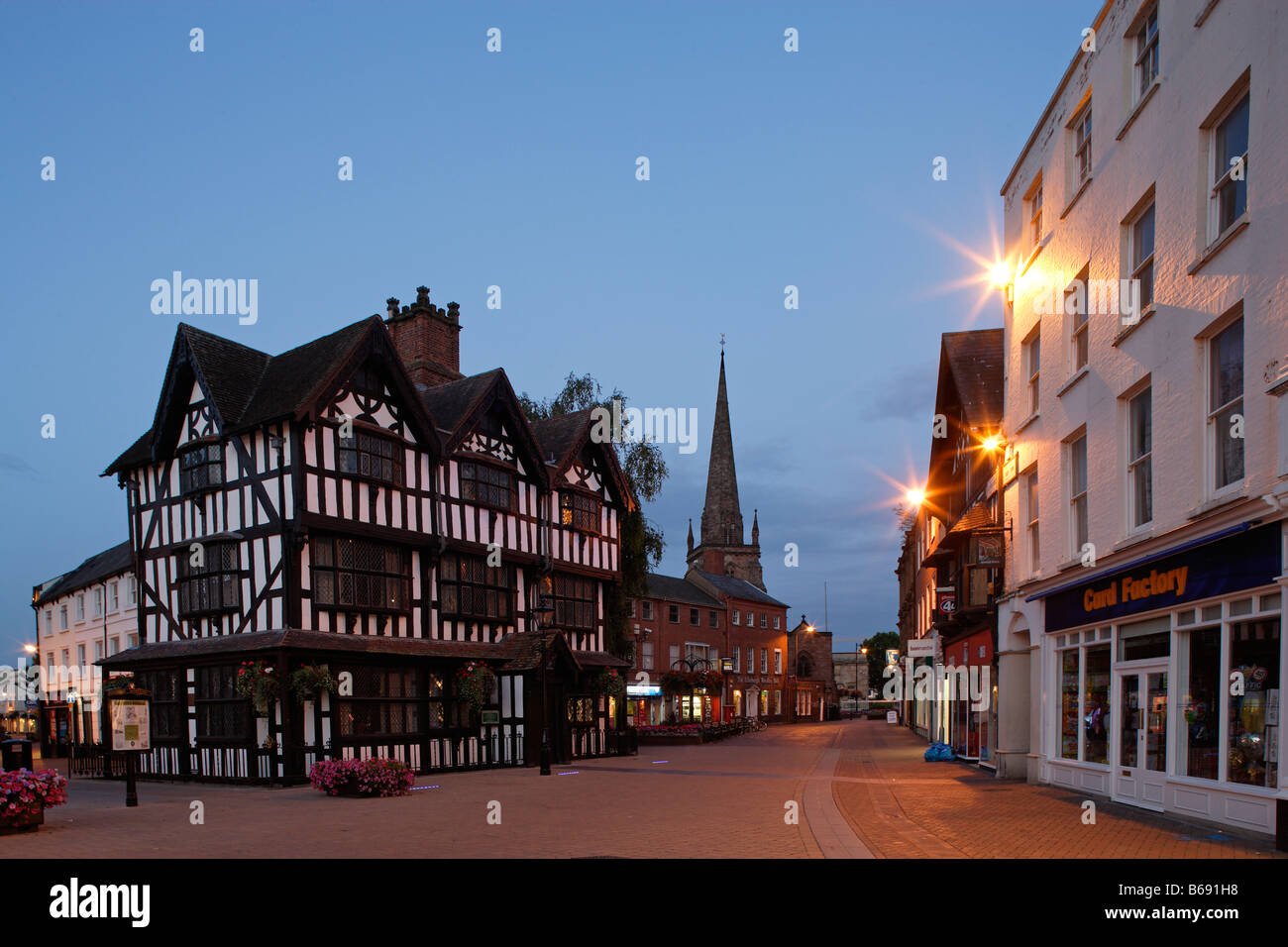 Hereford High Town Old House timber framed building built in 1621 ...