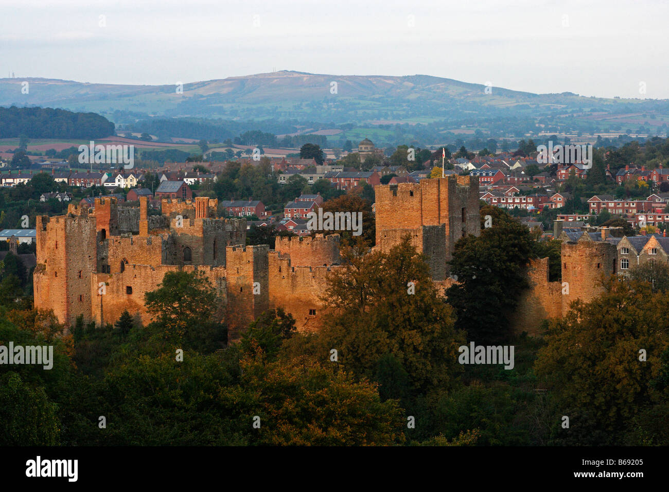 Ludlow town center castle Shropshire UK Great Britain Stock Photo - Alamy Ludlow town center castle Shropshire UK Great Britain Stock Photo - Alamy