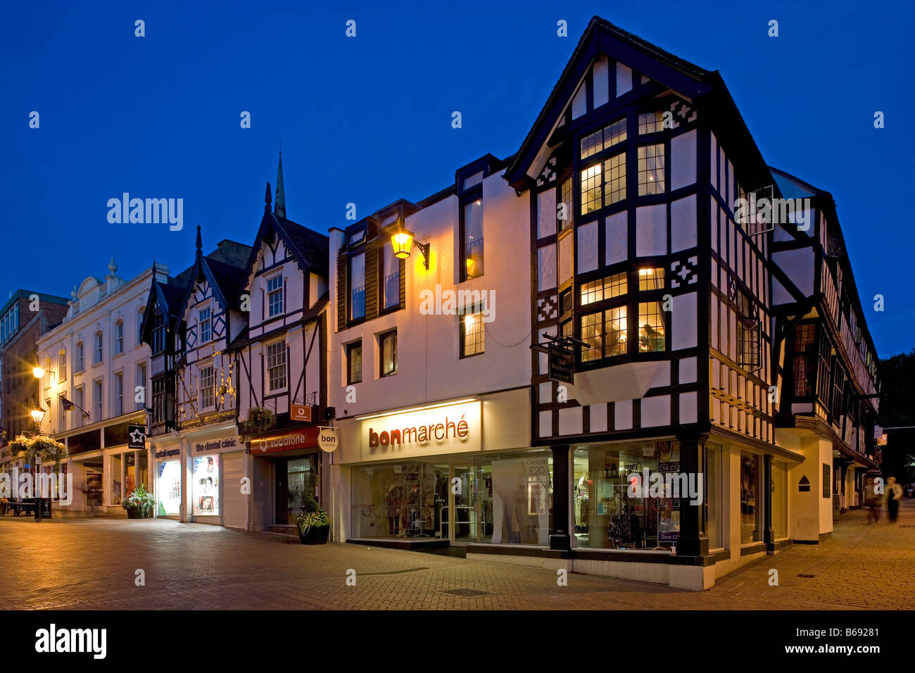 Shrewsbury Pride Hill timber framed building typical buildings ...
