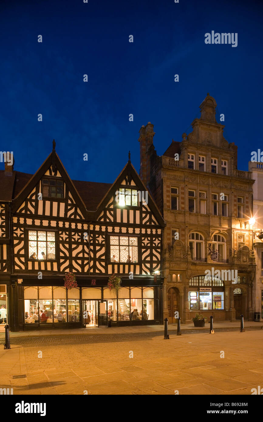 Shrewsbury High Street timber framed building typical buildings ...