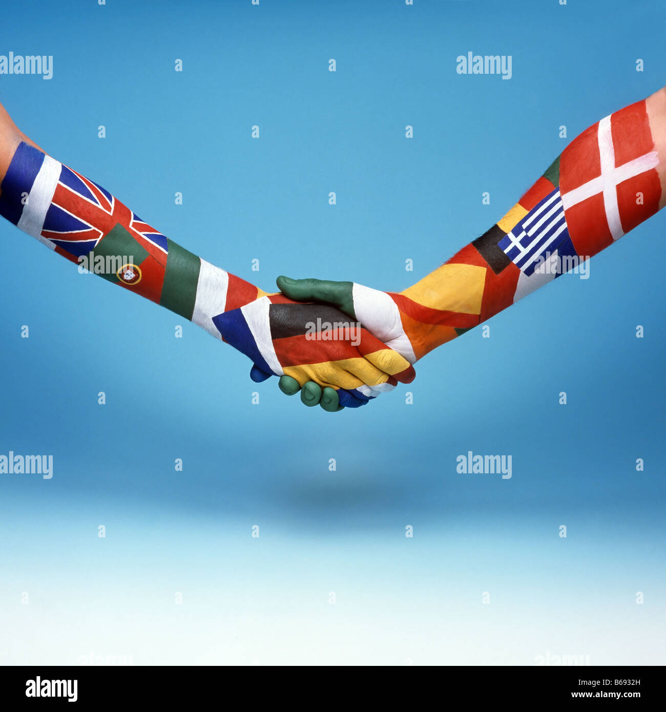 Handshake for European Union Stock Photo - Alamy