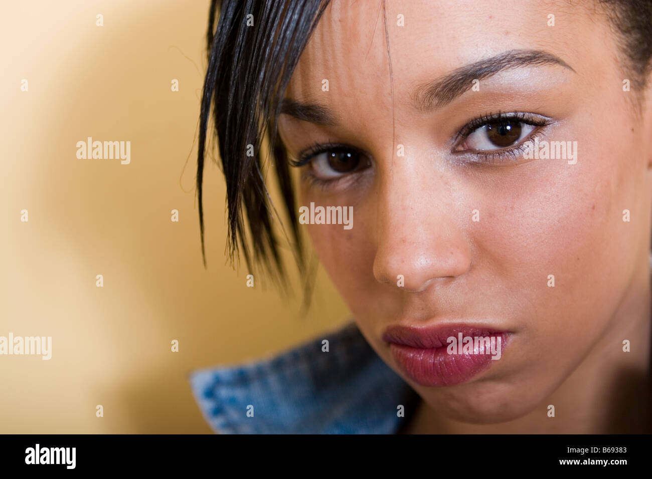 Pouty lips girl hi-res stock photography and images - Alamy
