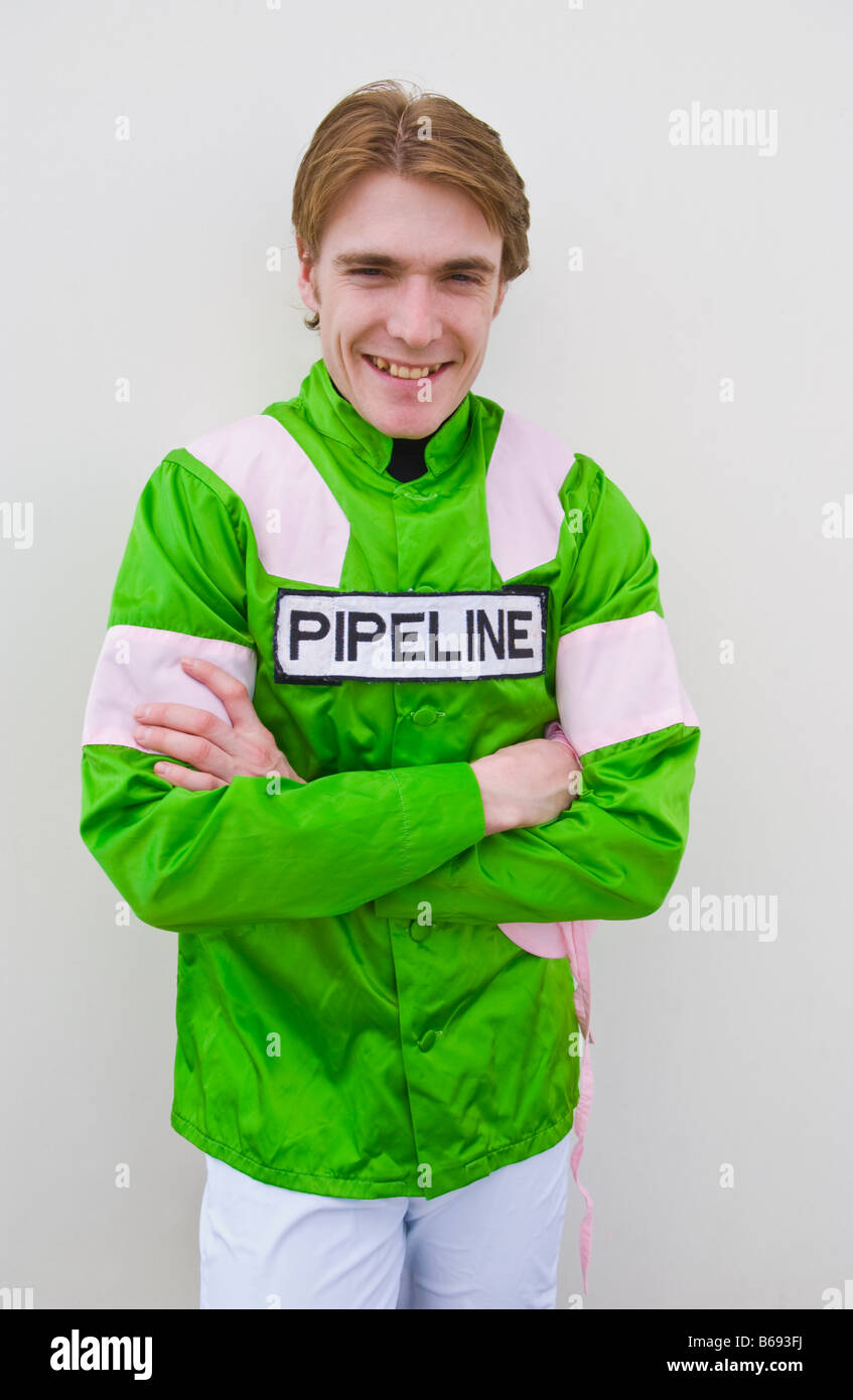Jockey tom scudamore at chepstow racecourse hi-res stock photography ...