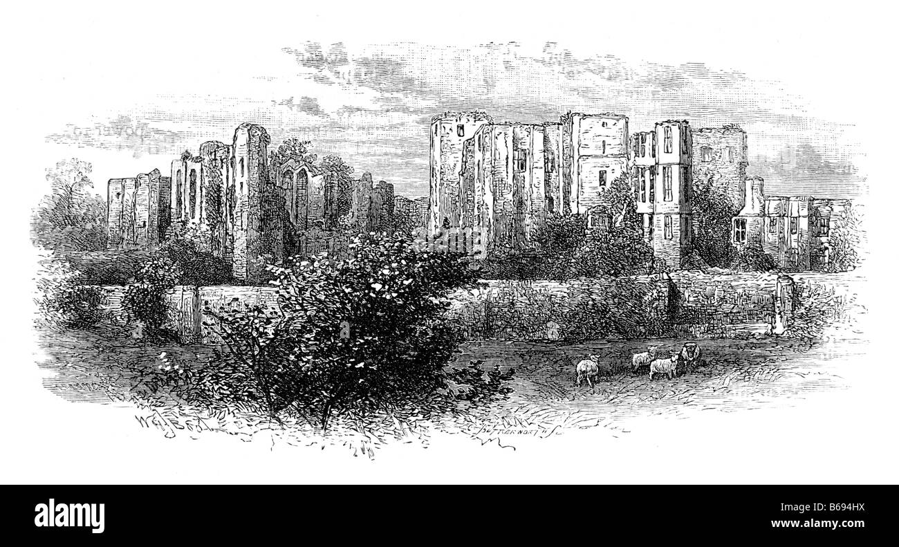 Medieval castle illustration hi-res stock photography and images - Alamy