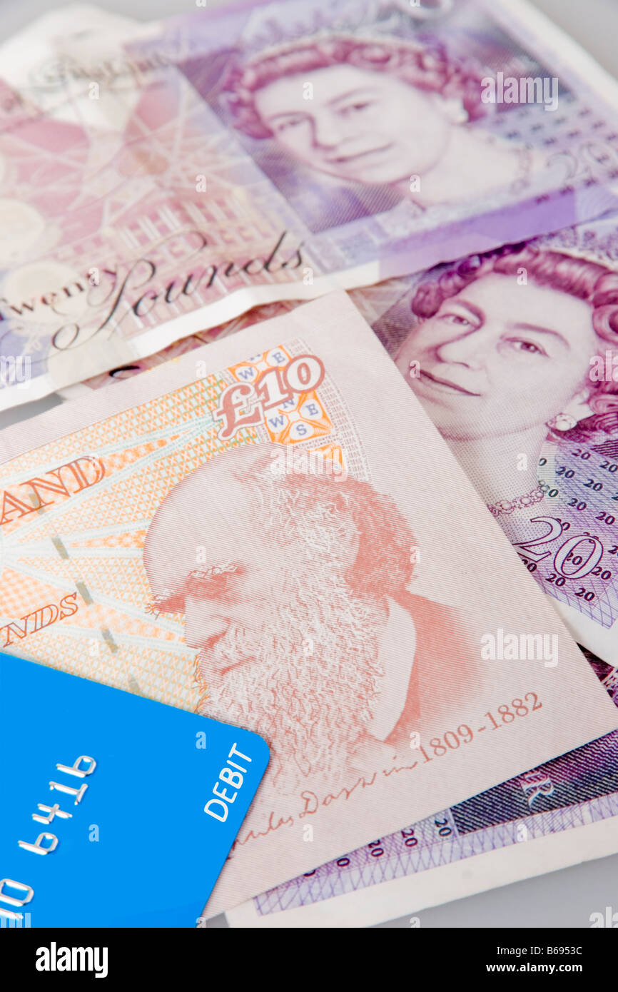 English bank notes hi-res stock photography and images - Alamy