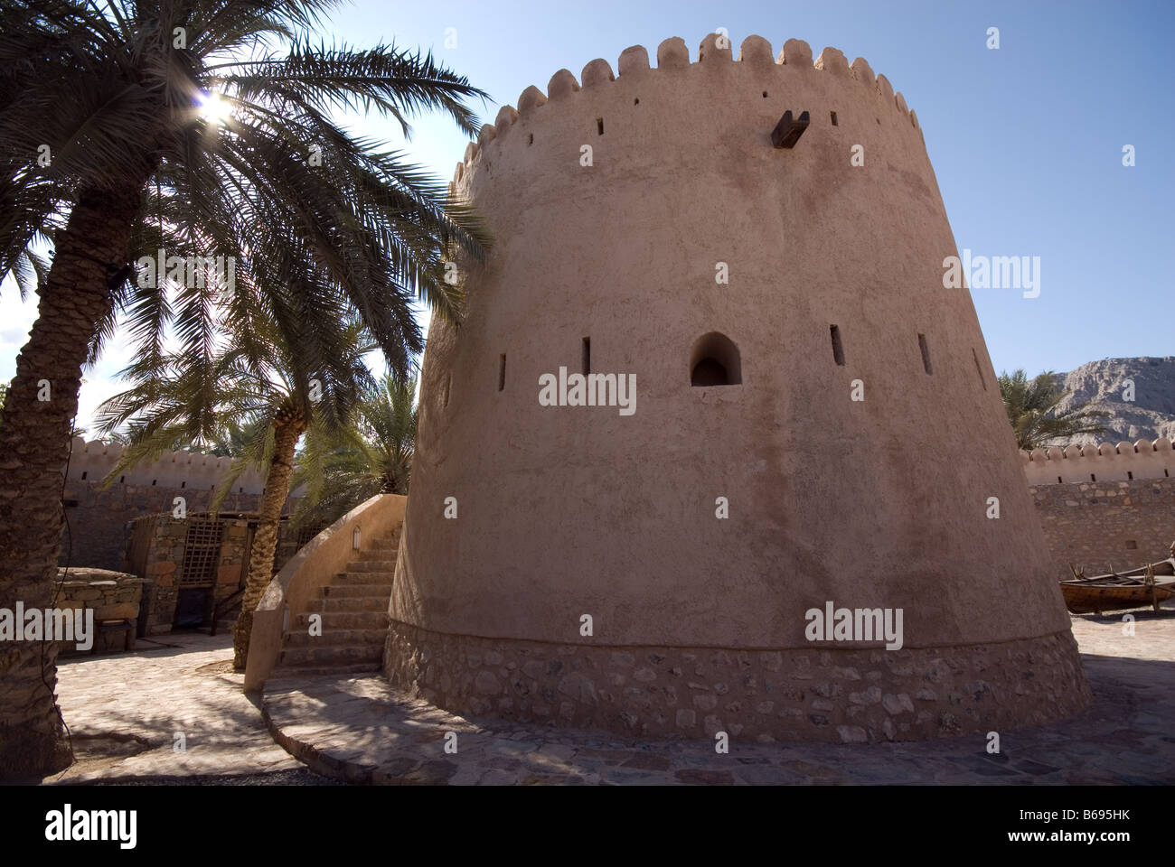Khasab Castle Oman Stock Photo - Alamy
