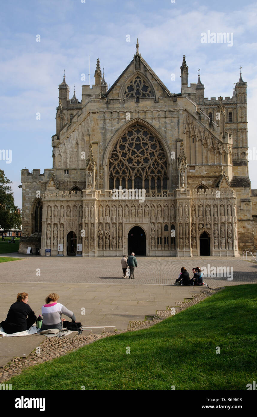 Exeter cathedral hi-res stock photography and images - Alamy