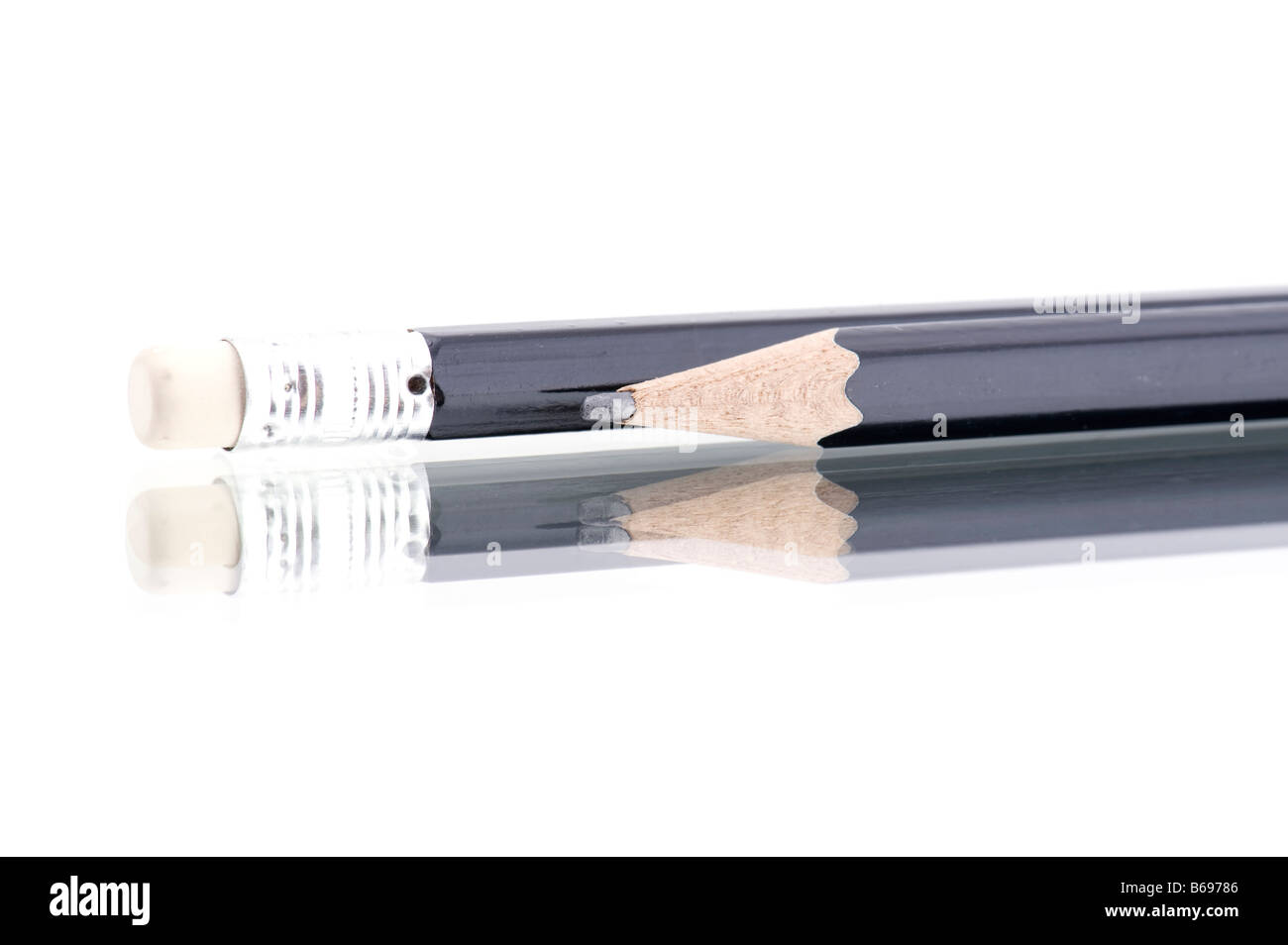 object on white pen close up Stock Photo - Alamy