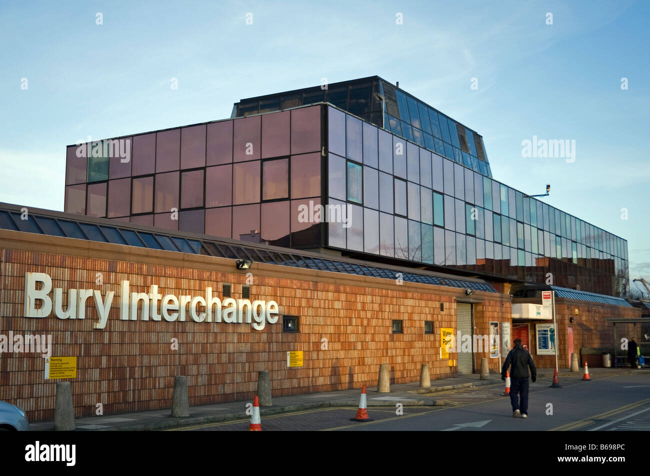 Bury interchange, Bus and Metro tram station, Bury, Greater Stock Photo ...