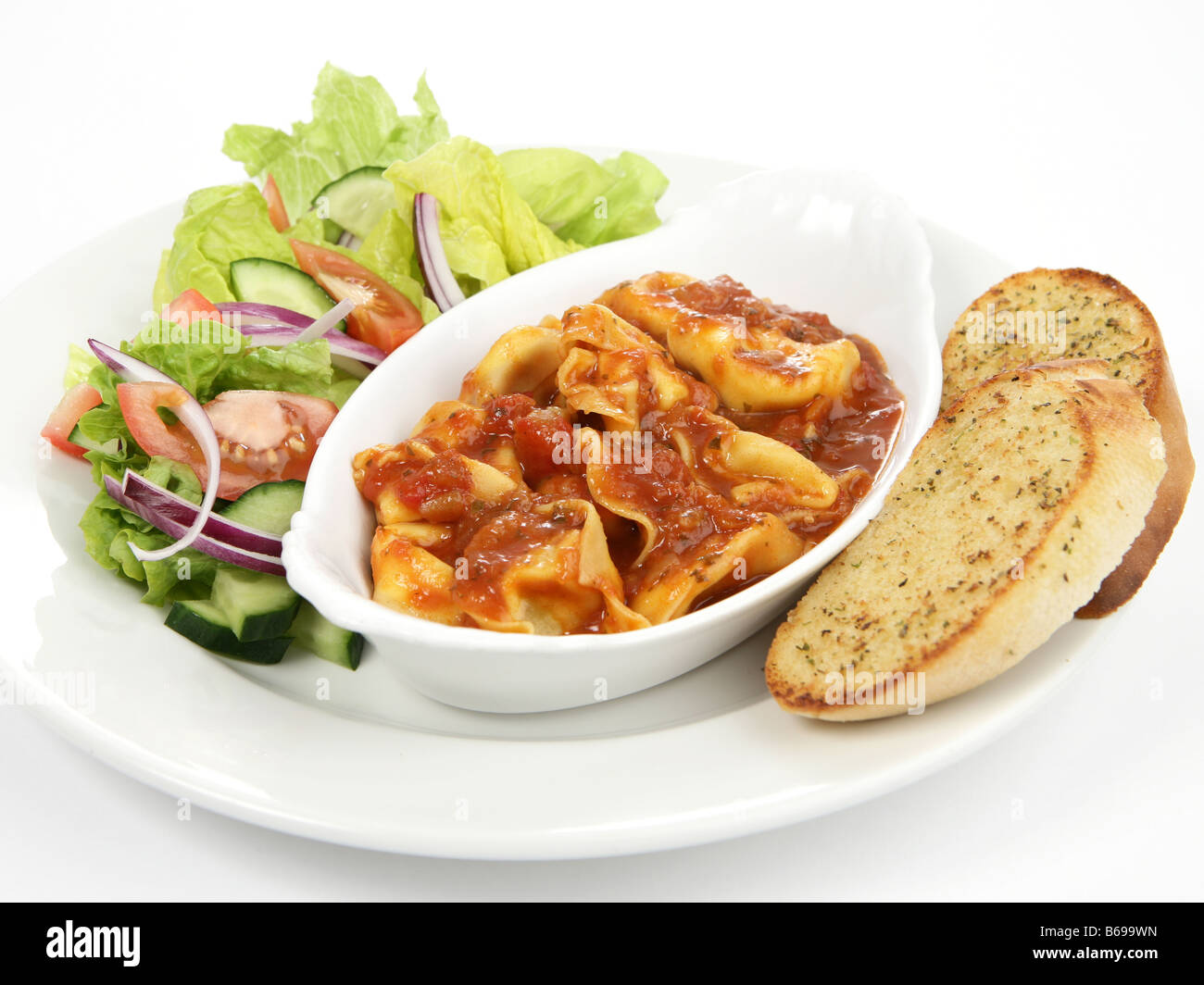Pasta dish sauce in Cut Out Stock Images & Pictures - Alamy