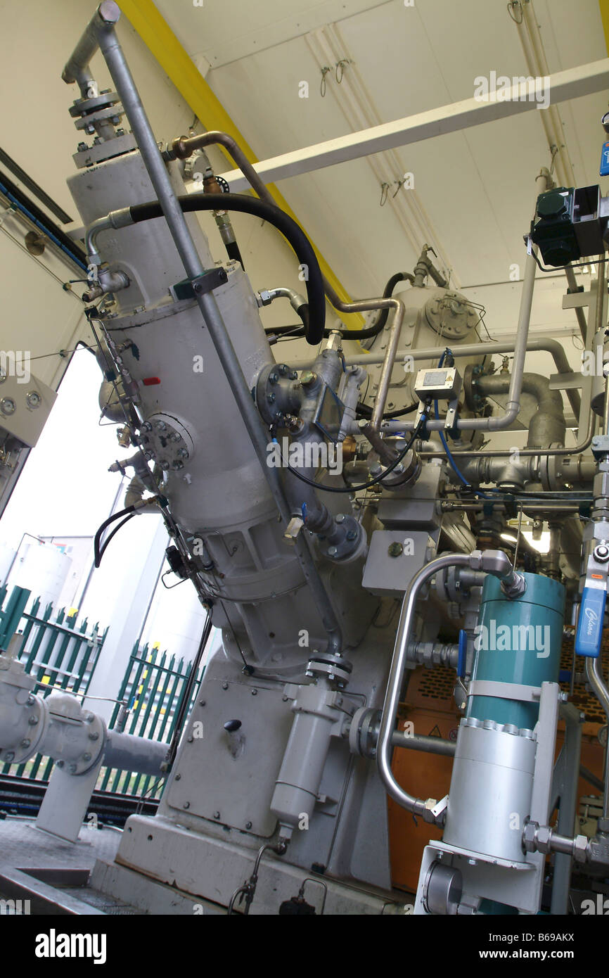 CNG refuelling plant Stock Photo - Alamy