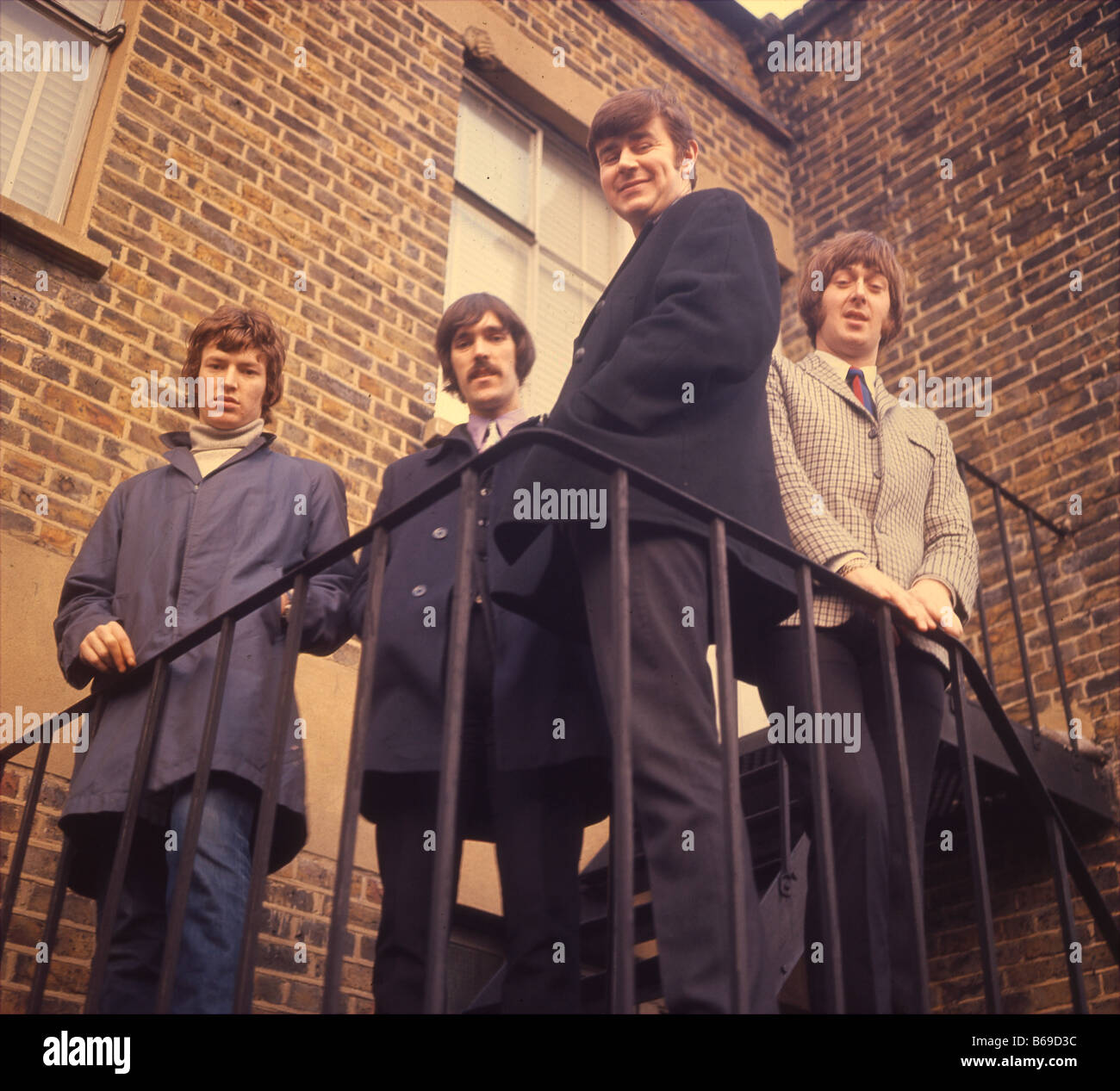 SPENCER DAVIS GROUP in April 1966 from l: Steve Winwood, Muff Winwood ...
