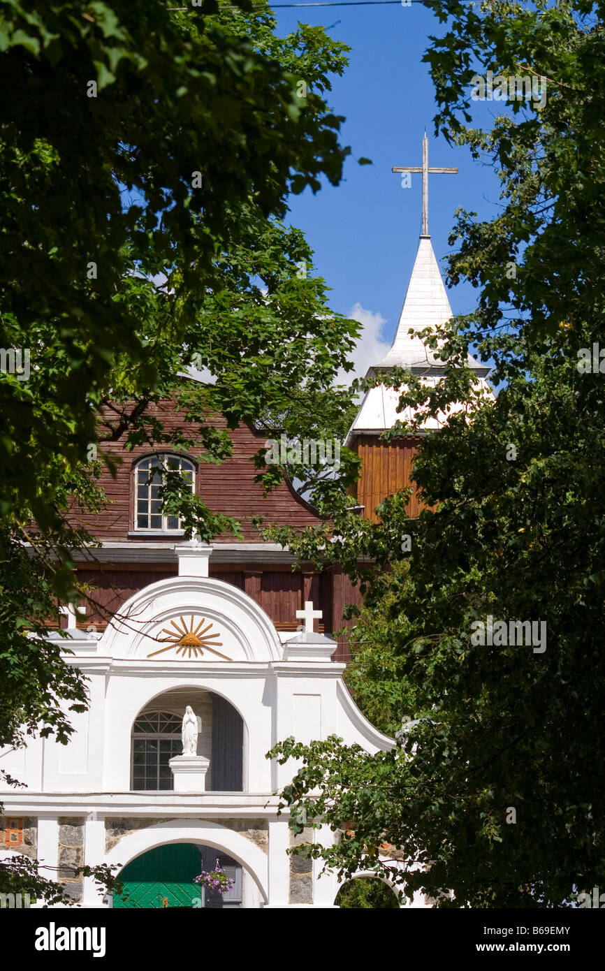 Antazave church ensemble July 2006 Vilnius Lithuania Stock Photo - Alamy