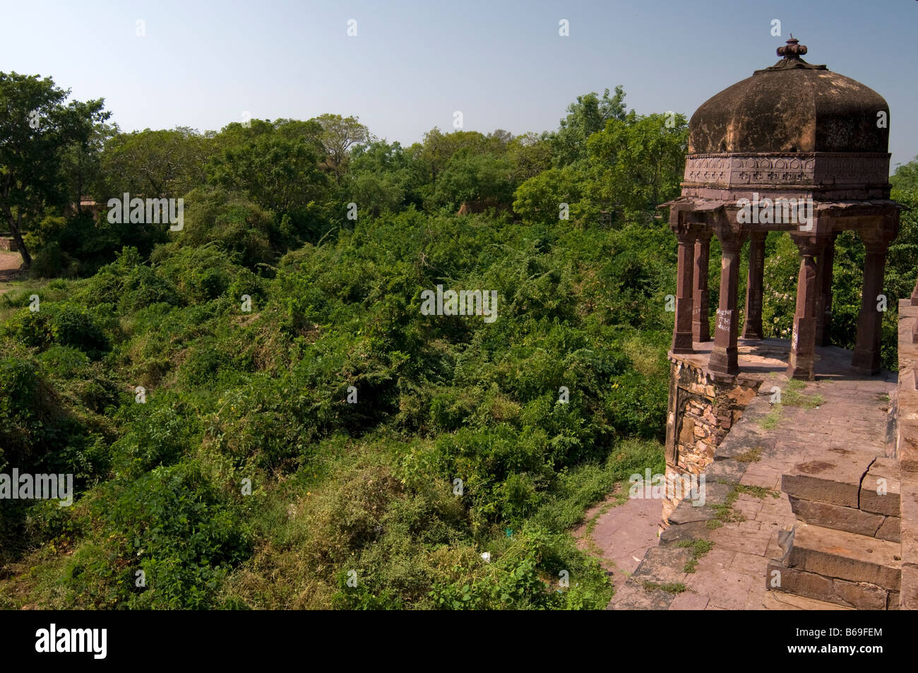 Ranthambore fort. Ranthambore National Park. Rajasthan. India Stock ...