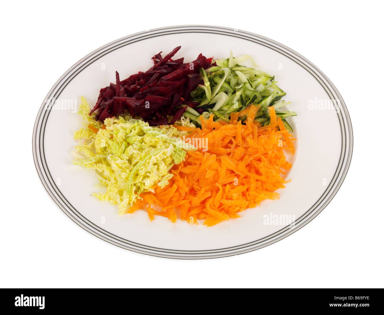 Plate of Vegetables Stock Photo - Alamy