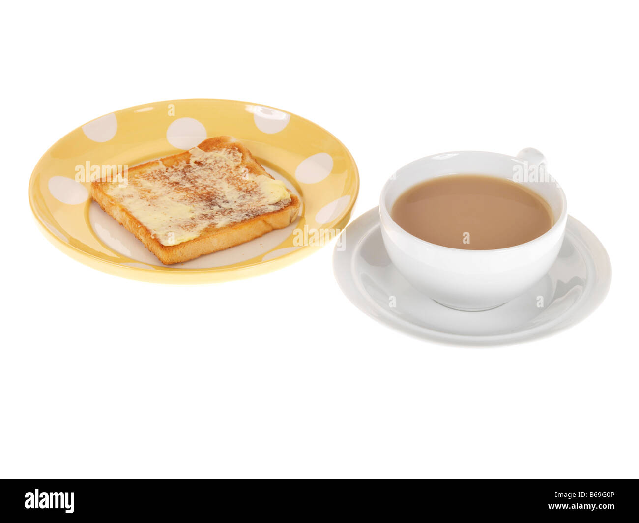 Tea and Toast Stock Photo - Alamy