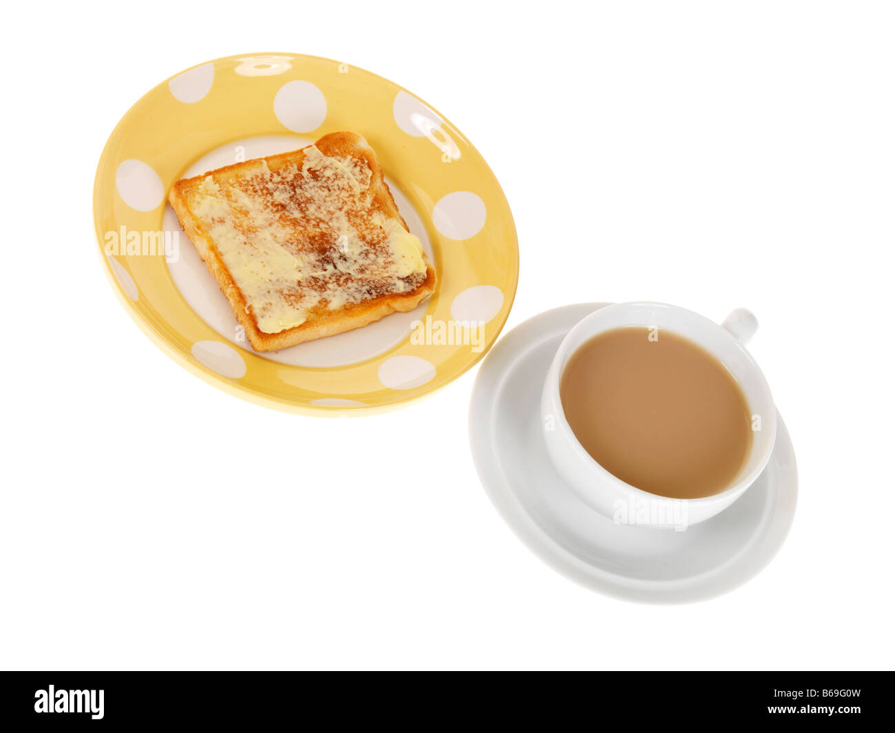 Tea and Toast Stock Photo - Alamy