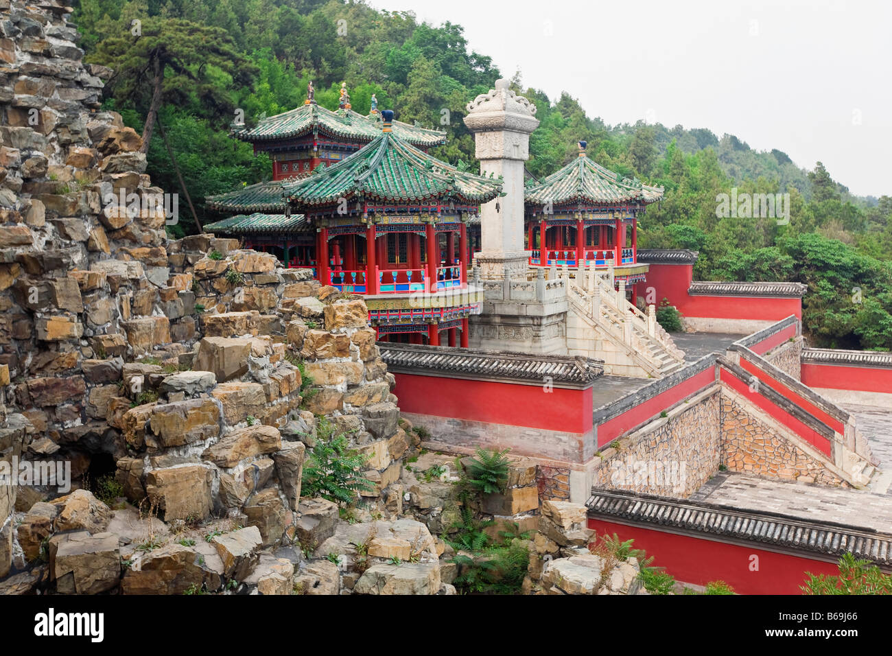 High angle view of a building, Revolving Archives, Summer Palace ...