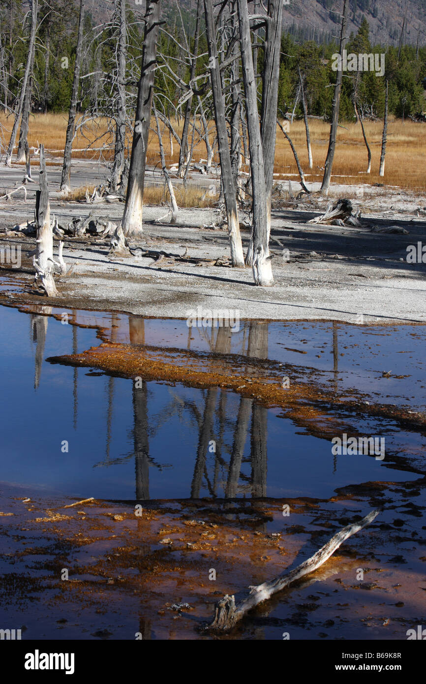 Black pool yellowstone national park hi-res stock photography and ...